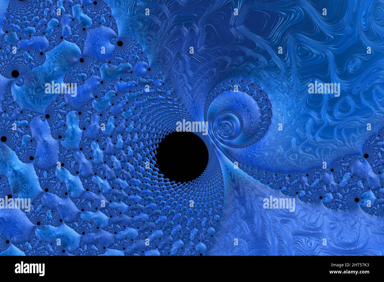 Digital vibrant blue optical illusion background for wallpapers Stock ...