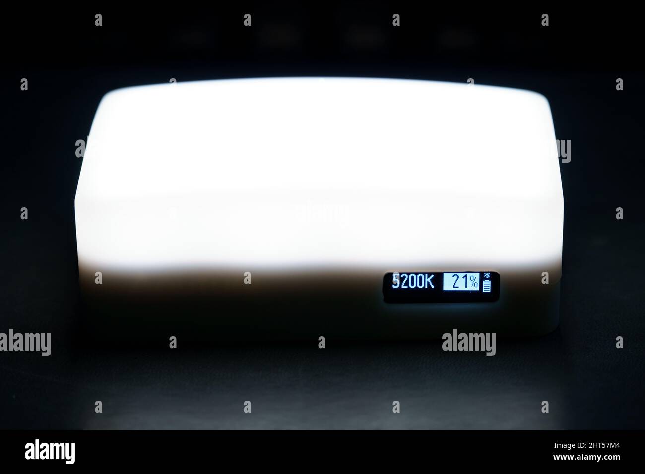 Minimalistic lightened scale on a black surface Stock Photo - Alamy