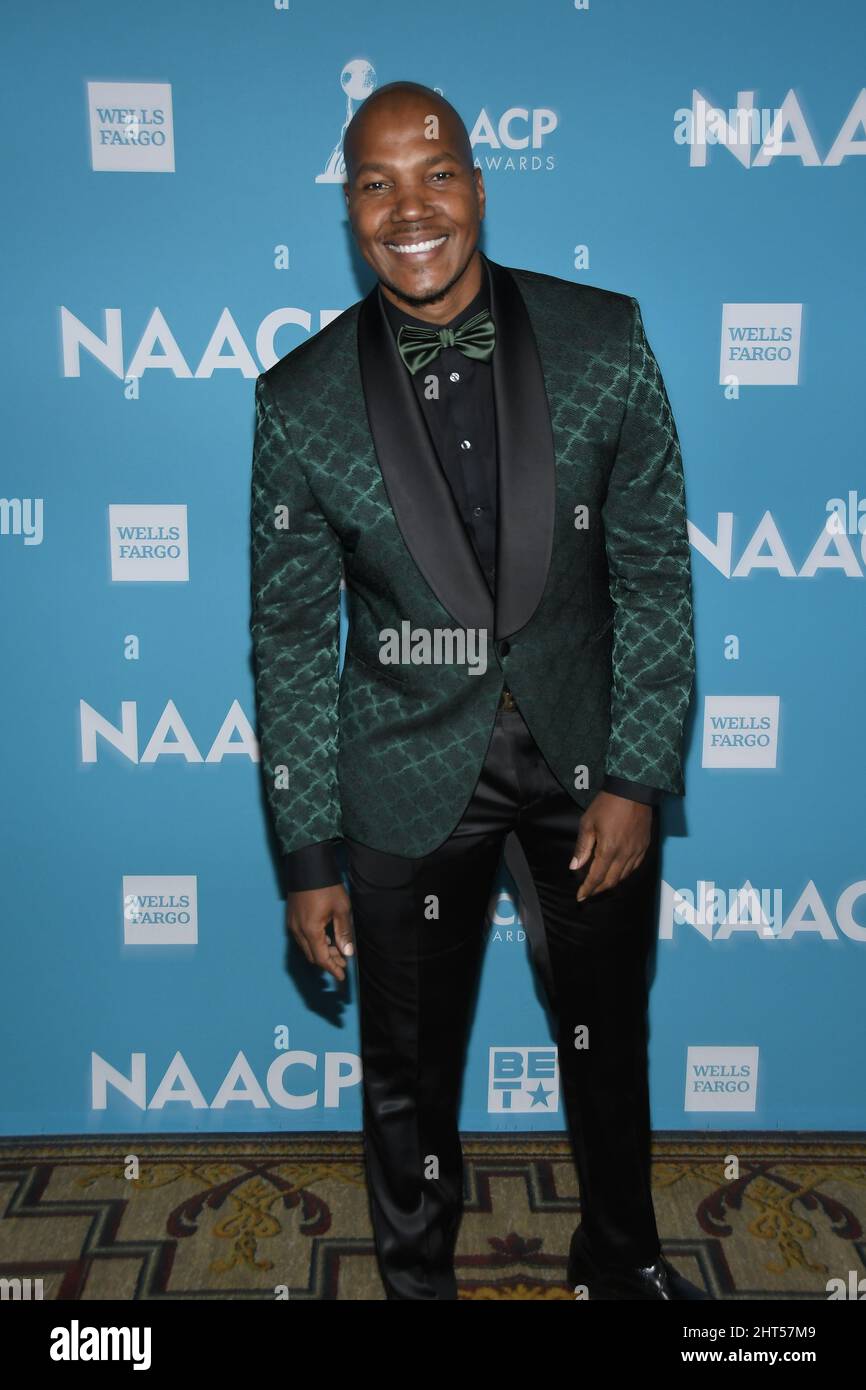 Isaac Keys arrives at the 53rd NAACP Image Awards Viewing Party held at ...