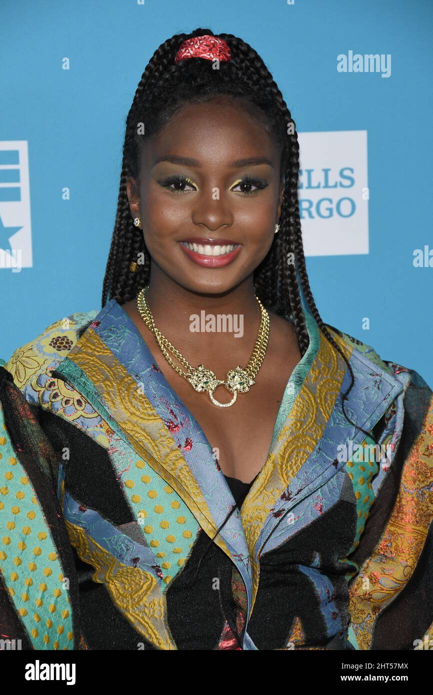 Danielle Lawson arrives at the 53rd NAACP Image Awards Viewing Party ...