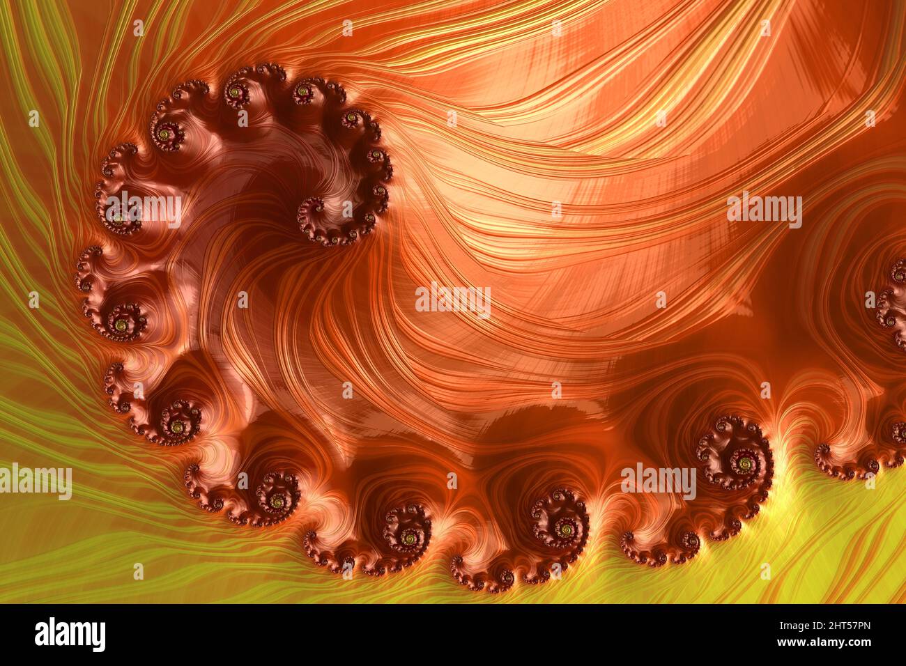 Abstract orange digital render of a background for wallpapers Stock ...