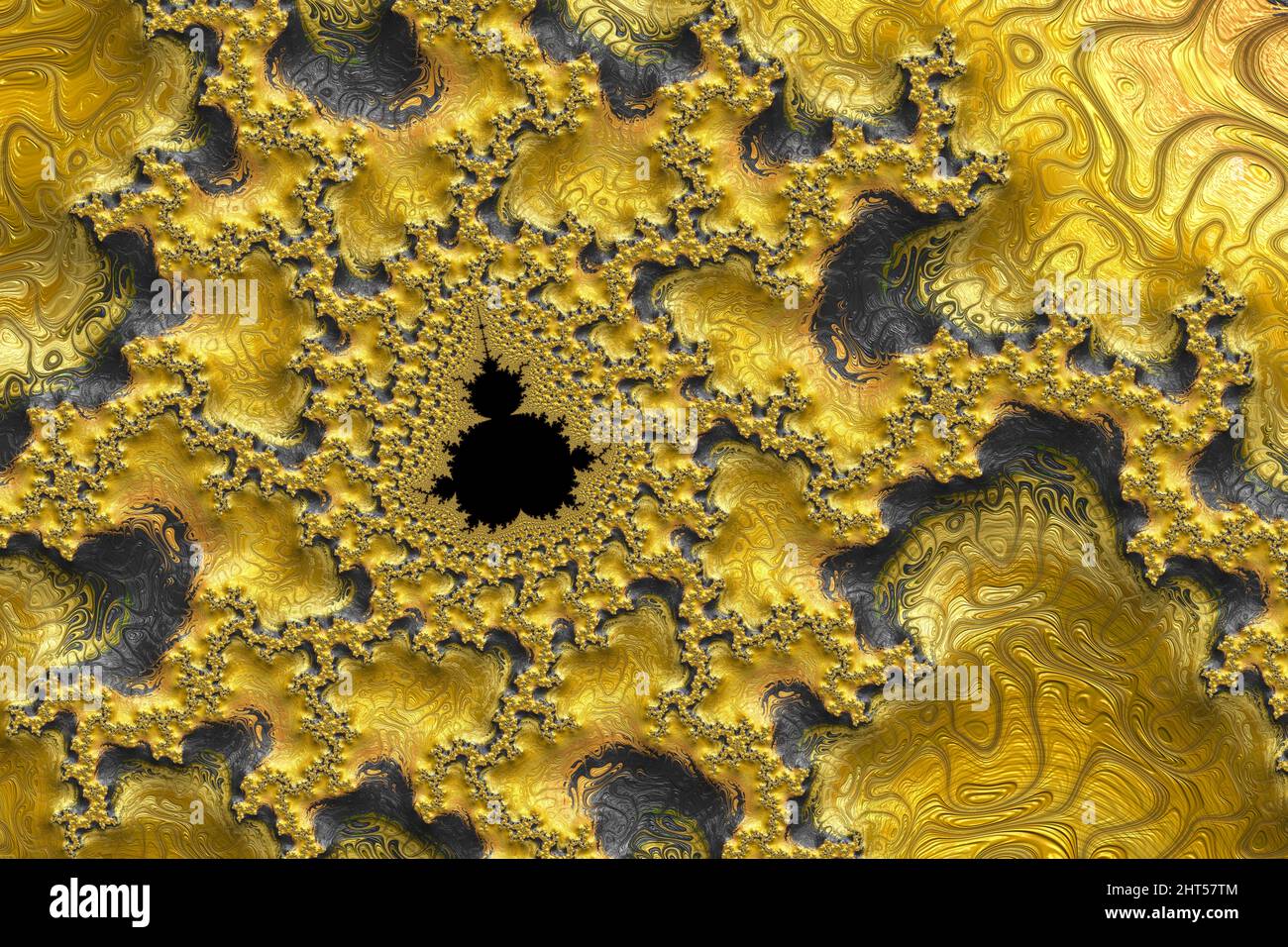 Digital vibrant yellow optical illusion background for wallpapers Stock ...