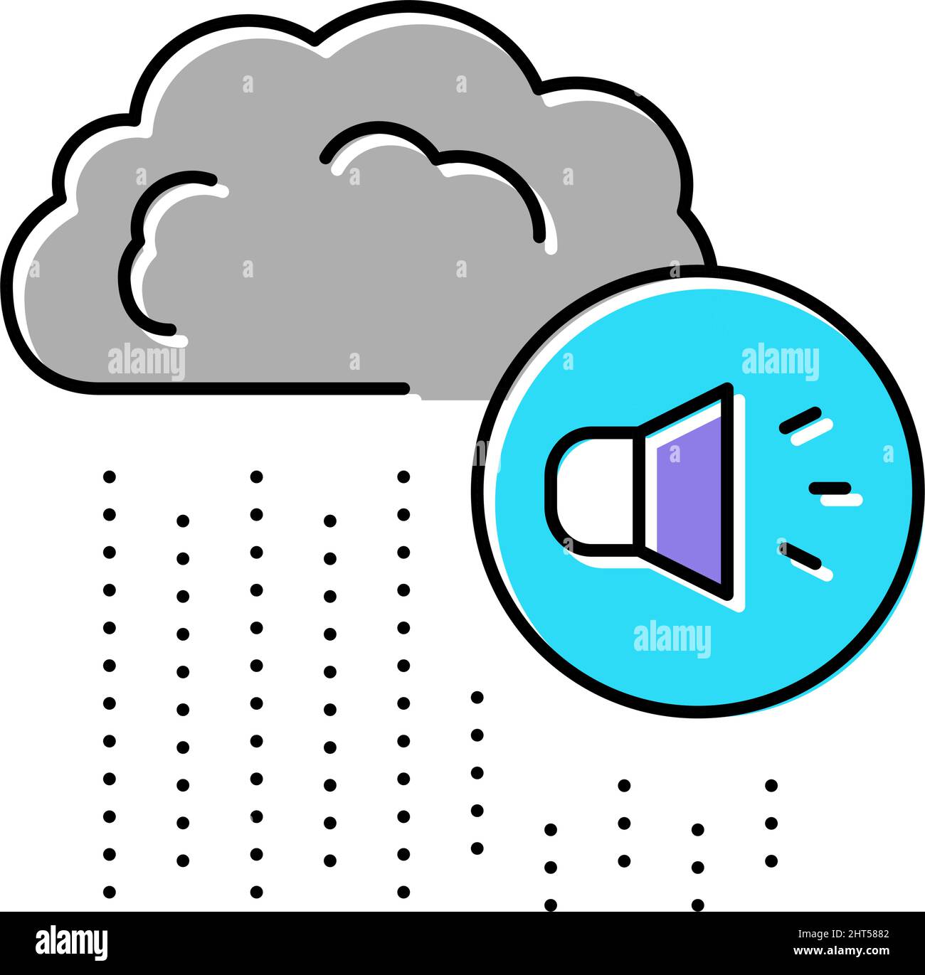 Rain signal Cut Out Stock Images & Pictures - Alamy