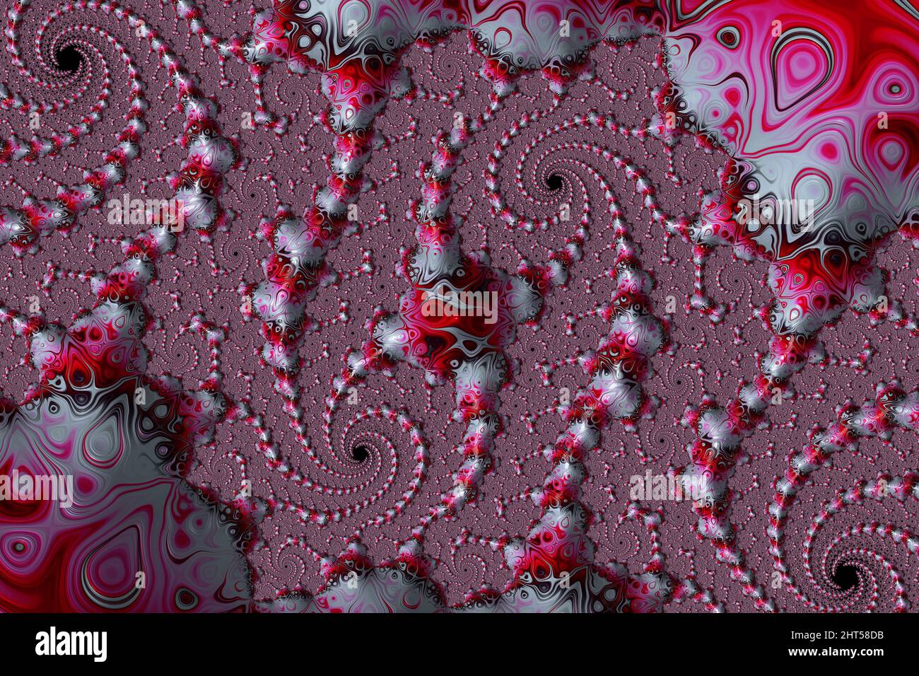 Abstract art of fractal spirals, patterns, and shapes for wallpaper and ...