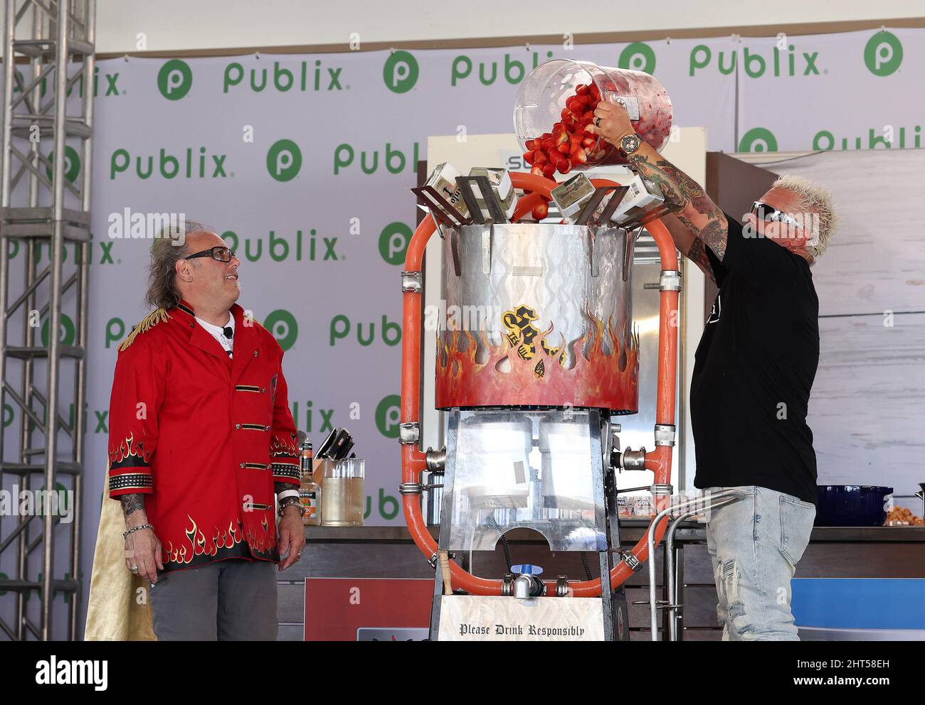 Miami Beach, FL- FEB 26: Chef Jeffrey Stretch Rumaner and Chef Guy ...