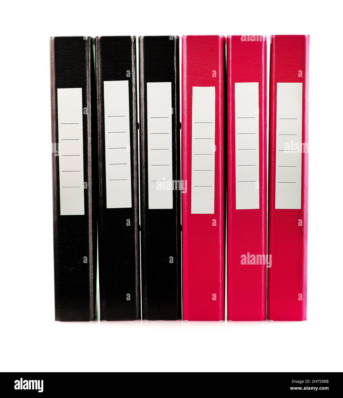 Ring Binder,Office folders isolated on white background Stock Photo - Alamy