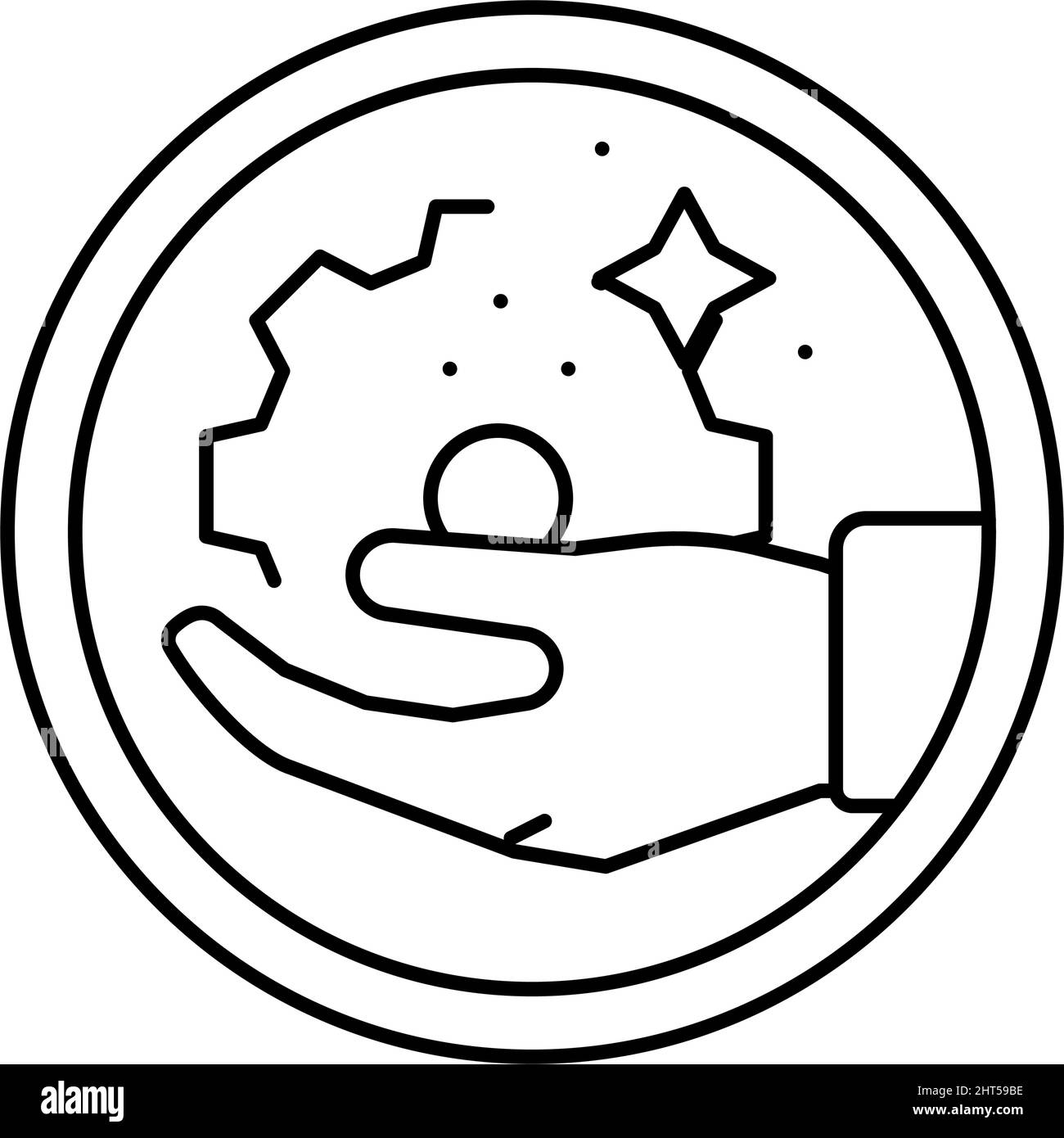 handmade cosmetic line icon vector illustration Stock Vector Image ...