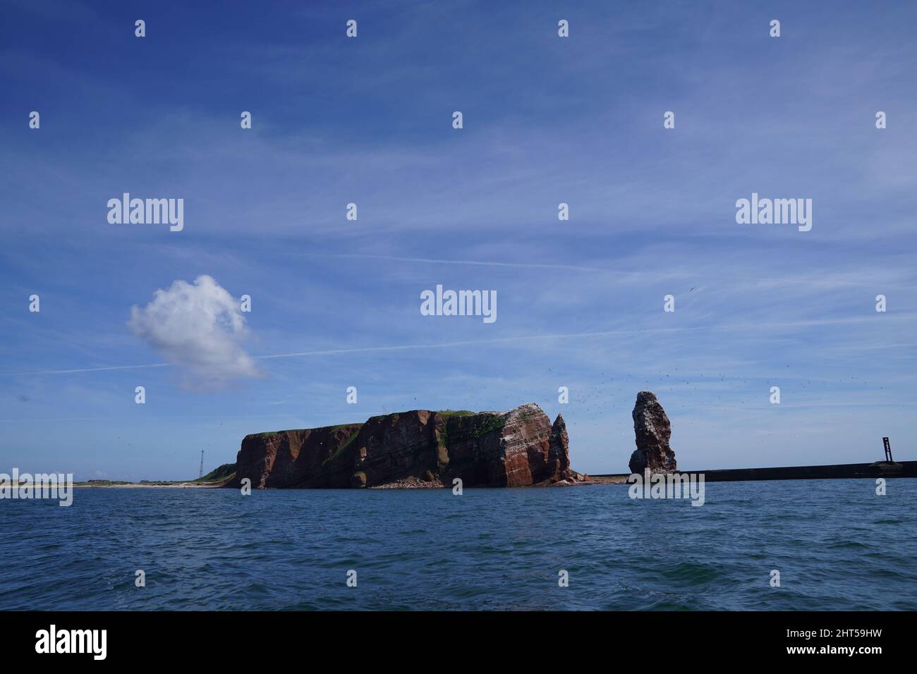 Helgoland, Germany. 15th June, 2021. View of the high seas island of ...