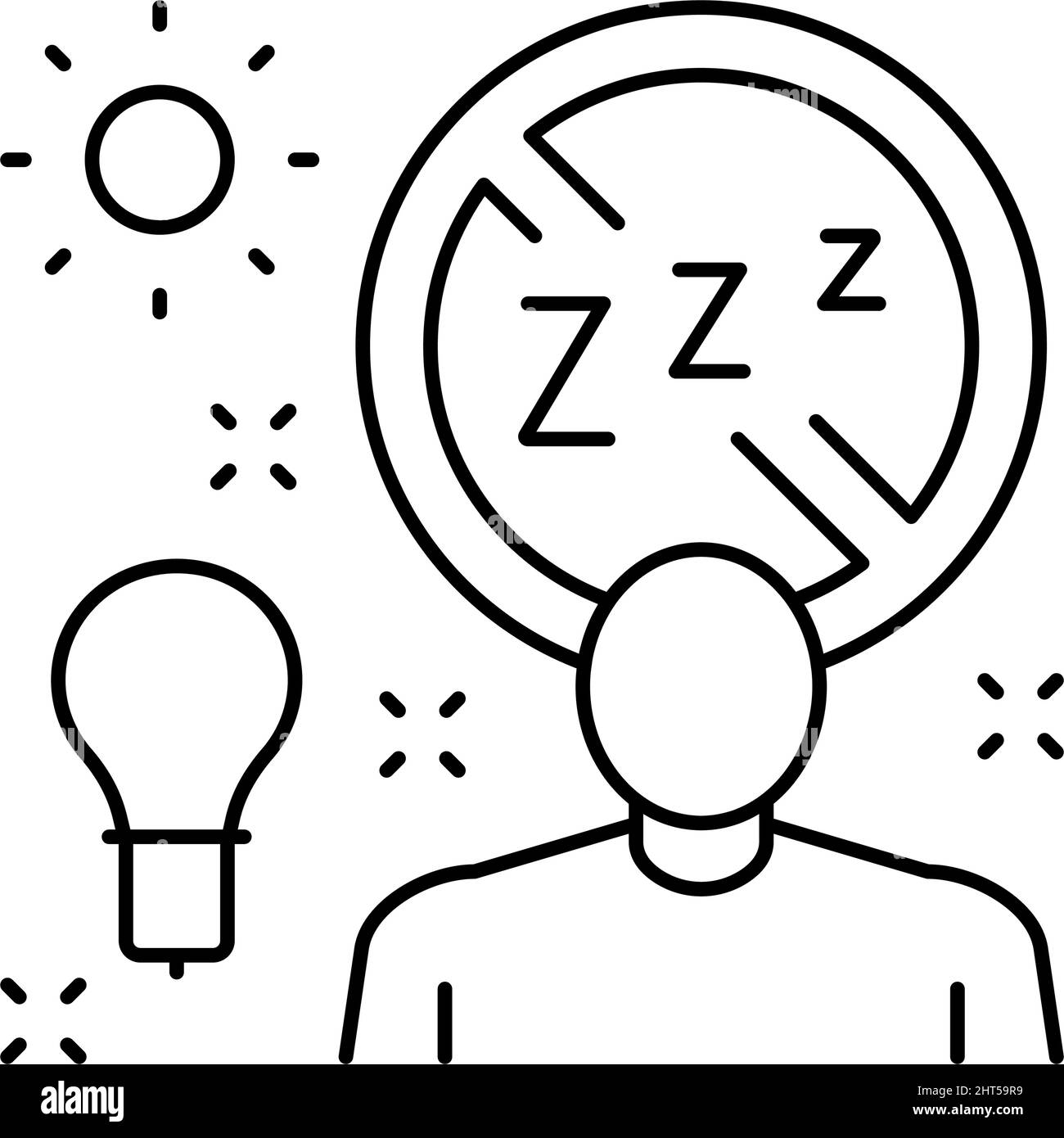 light therapy line icon vector illustration Stock Vector Image & Art ...