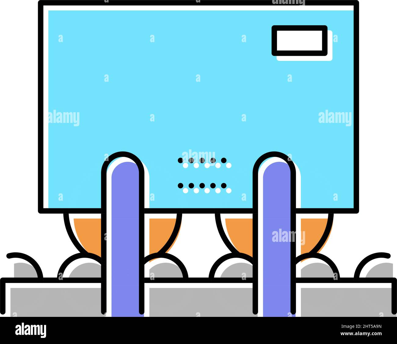 grinding machine color icon vector illustration Stock Vector Image ...