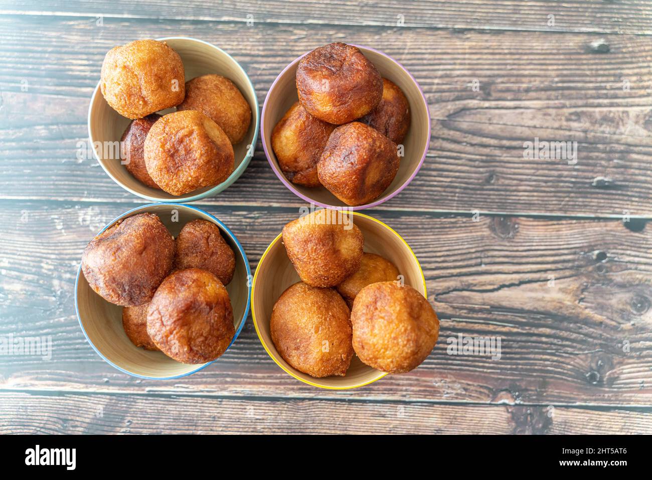 Tasty Nigerian Puff Puff Served at a Party ready to eat Stock Photo - Alamy