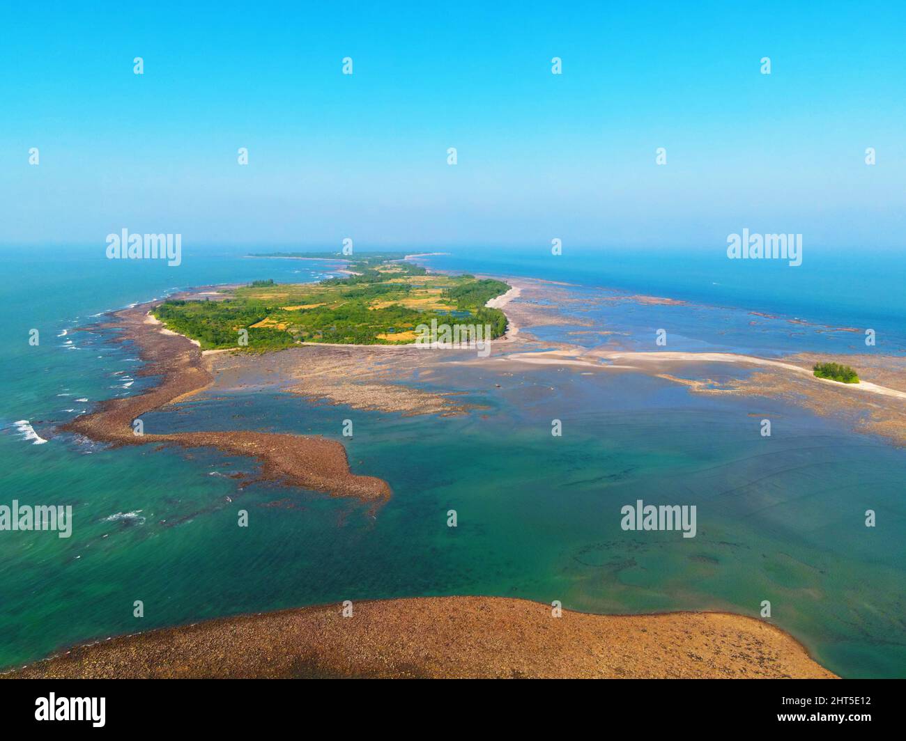 Aerial view of the Saint Martin Island, Bangladesh Stock Photo - Alamy