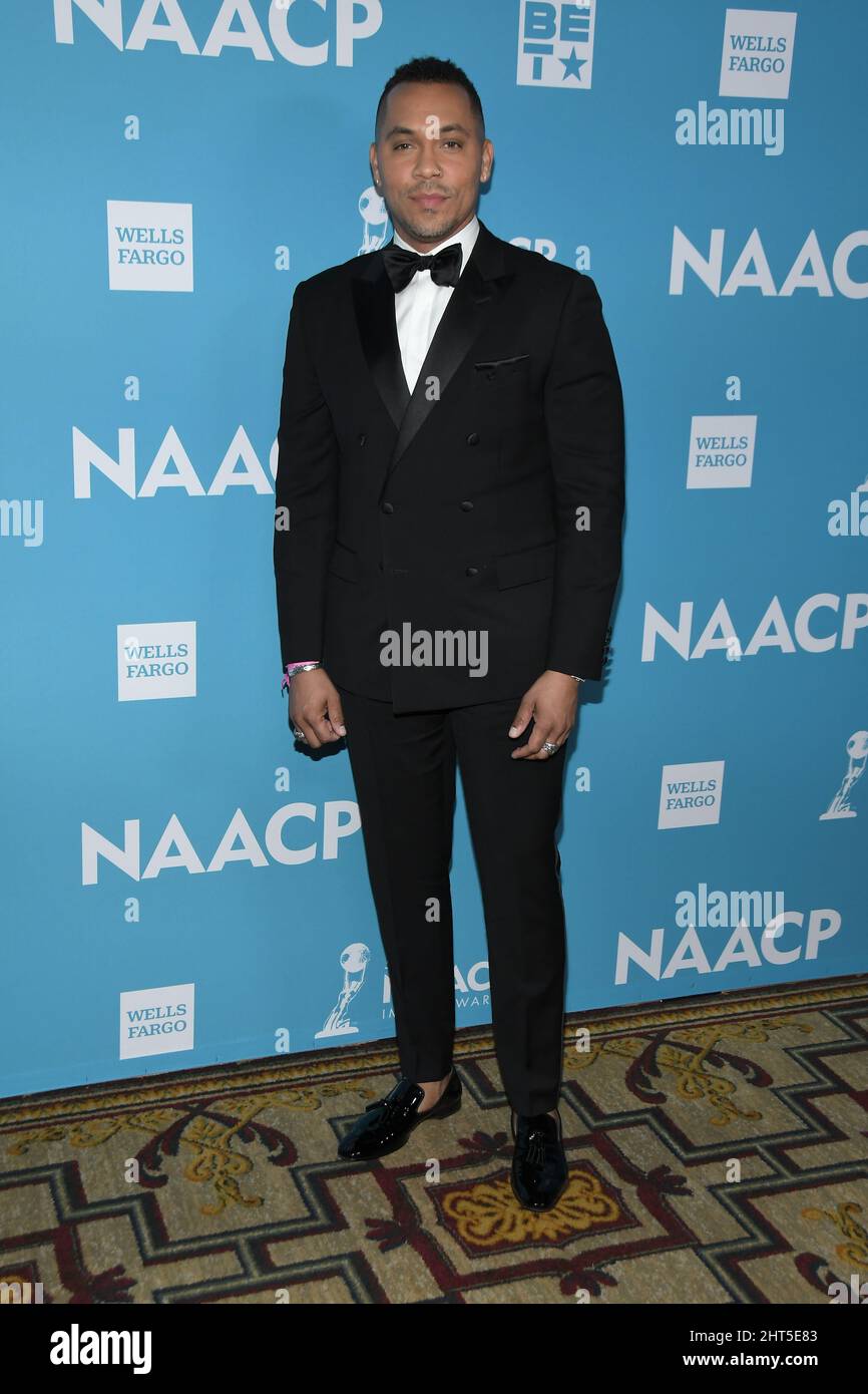 Jason McGee arrives at the 53rd NAACP Image Awards Viewing Party held ...