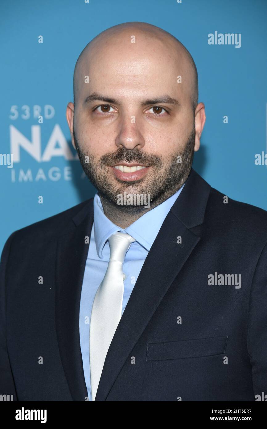 Los Angeles, USA. 26th Feb, 2022. Enrico Natale arrives at the 53rd ...