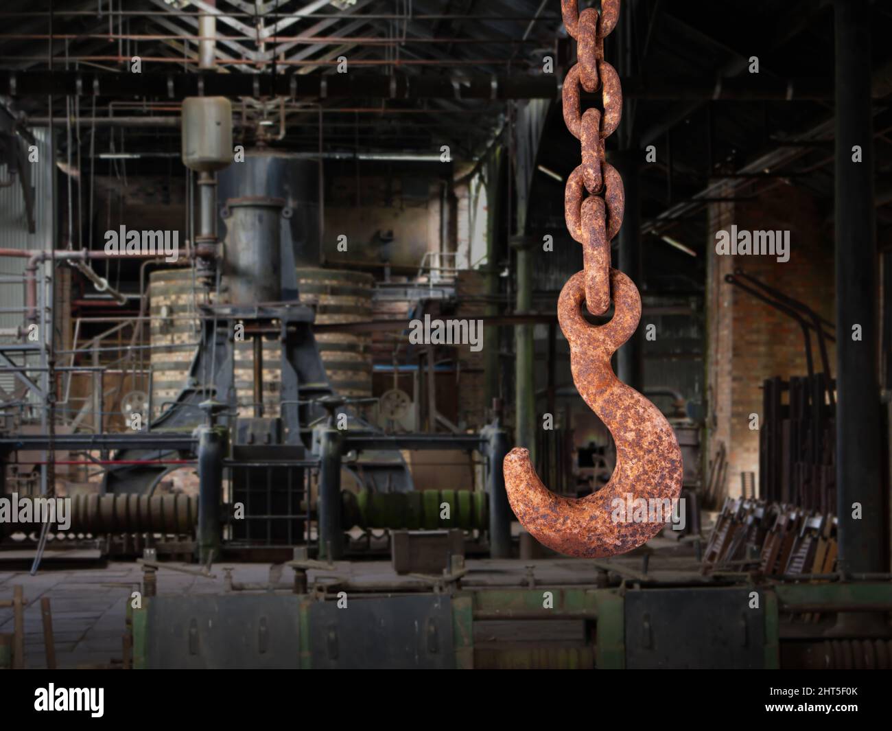 The old rusty hook Stock Photo - Alamy