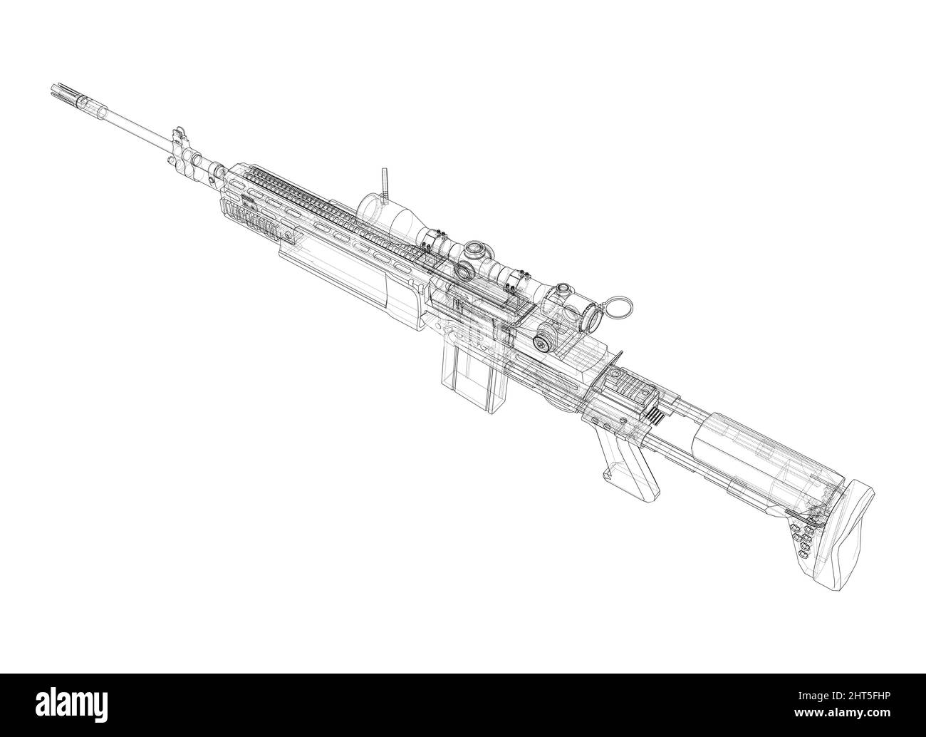 Machinegun machine gun Stock Vector Images - Alamy