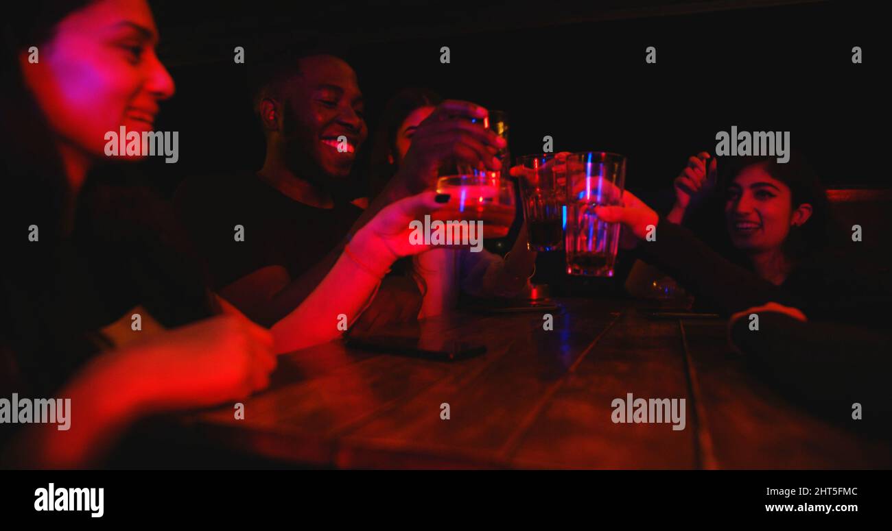 Young people partying at a night club Stock Photo - Alamy