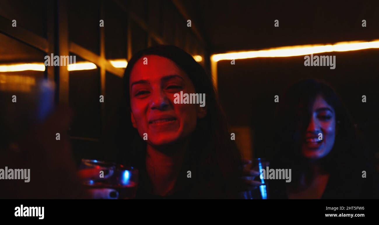 Young people partying at a night club Stock Photo - Alamy