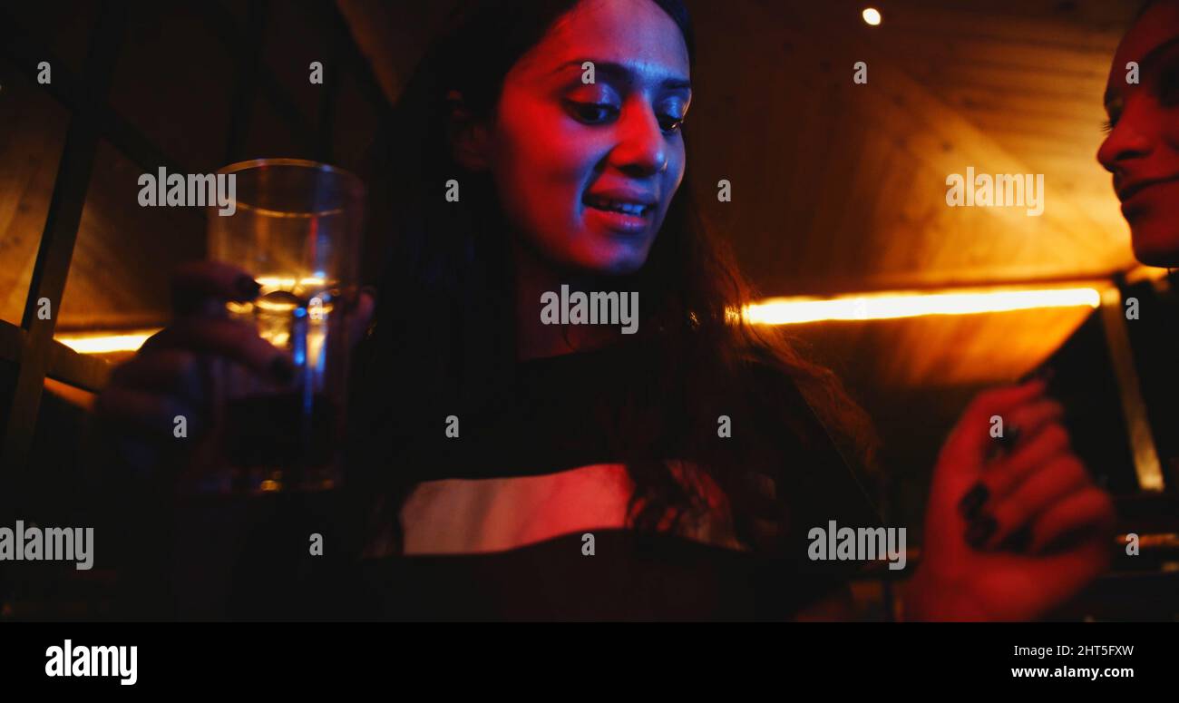 Young people partying at a night club Stock Photo - Alamy