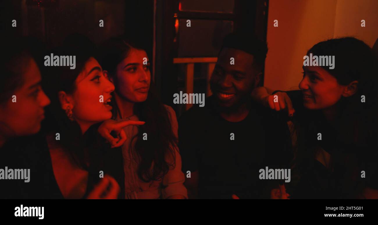 Young people partying at a night club Stock Photo - Alamy