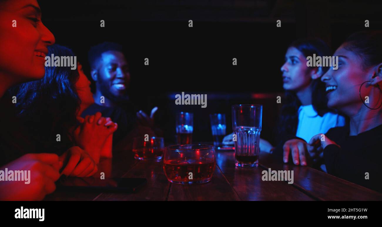 Young people partying at a night club Stock Photo - Alamy