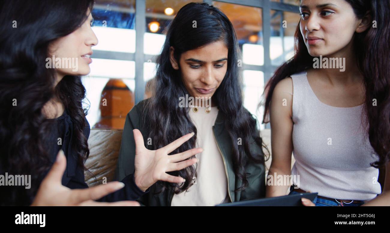 Group of South Asian friends talking - friendship concept Stock Photo ...