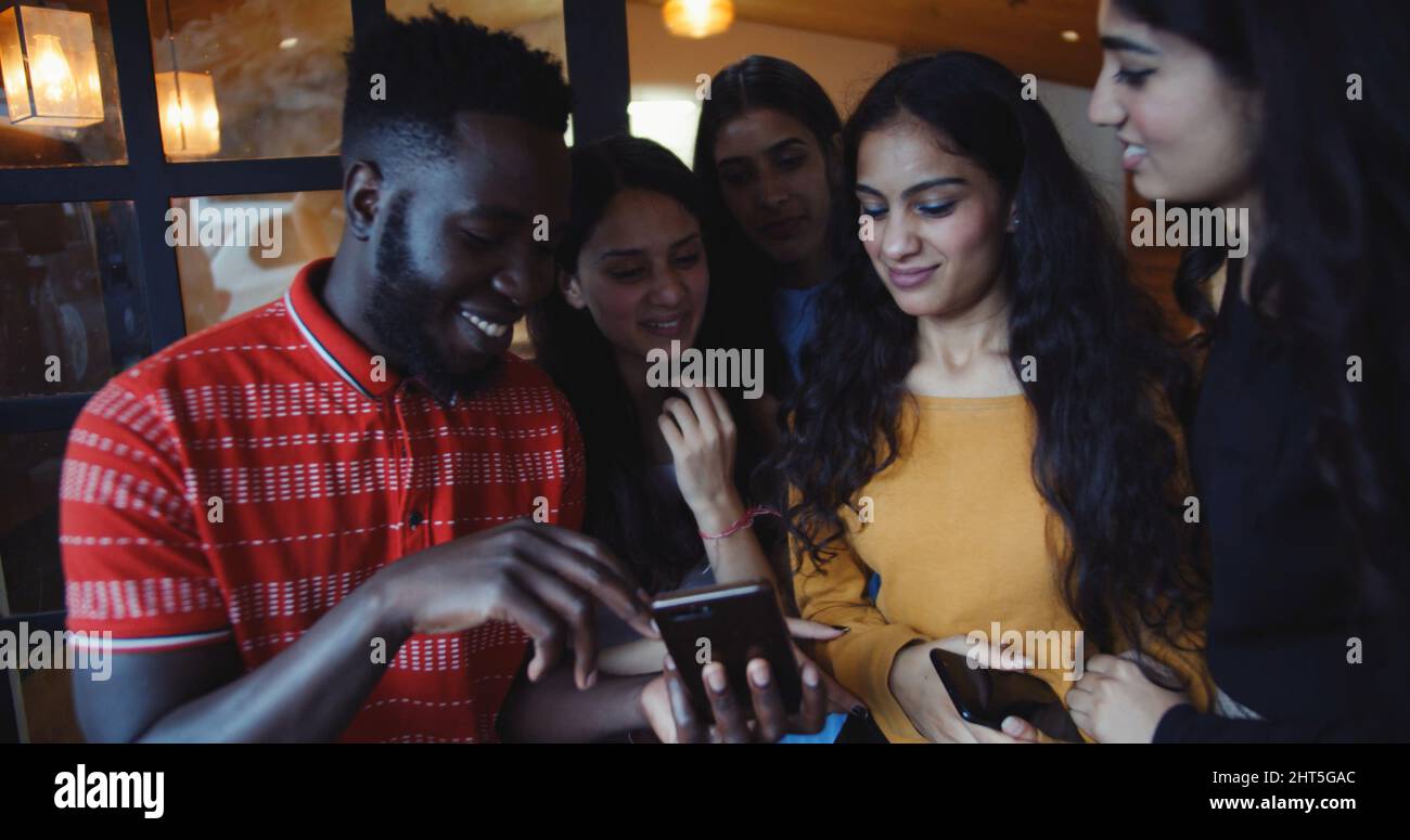 Group of South Asian friends talking - friendship concept Stock Photo ...