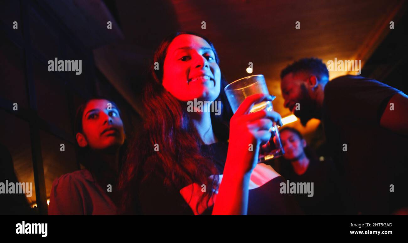 Young people partying at a night club Stock Photo - Alamy