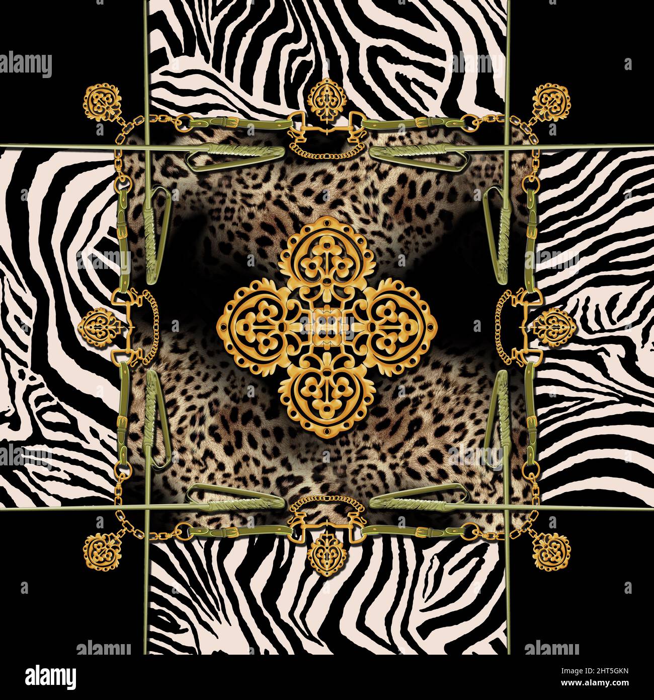 Abstract background with a brindle pattern Stock Photo - Alamy