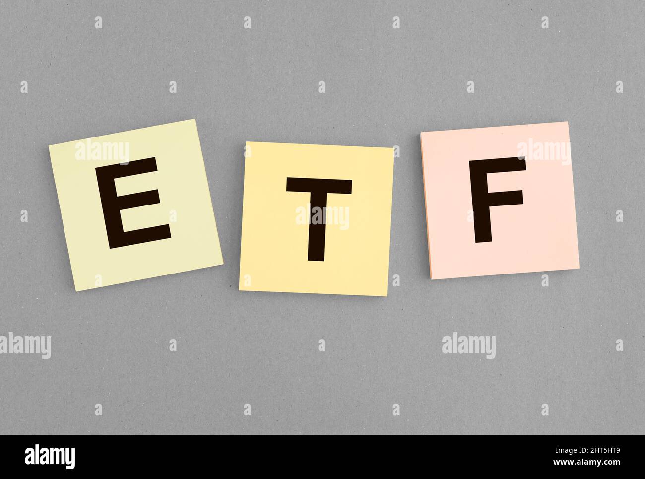 Etf alphabet hi-res stock photography and images - Alamy