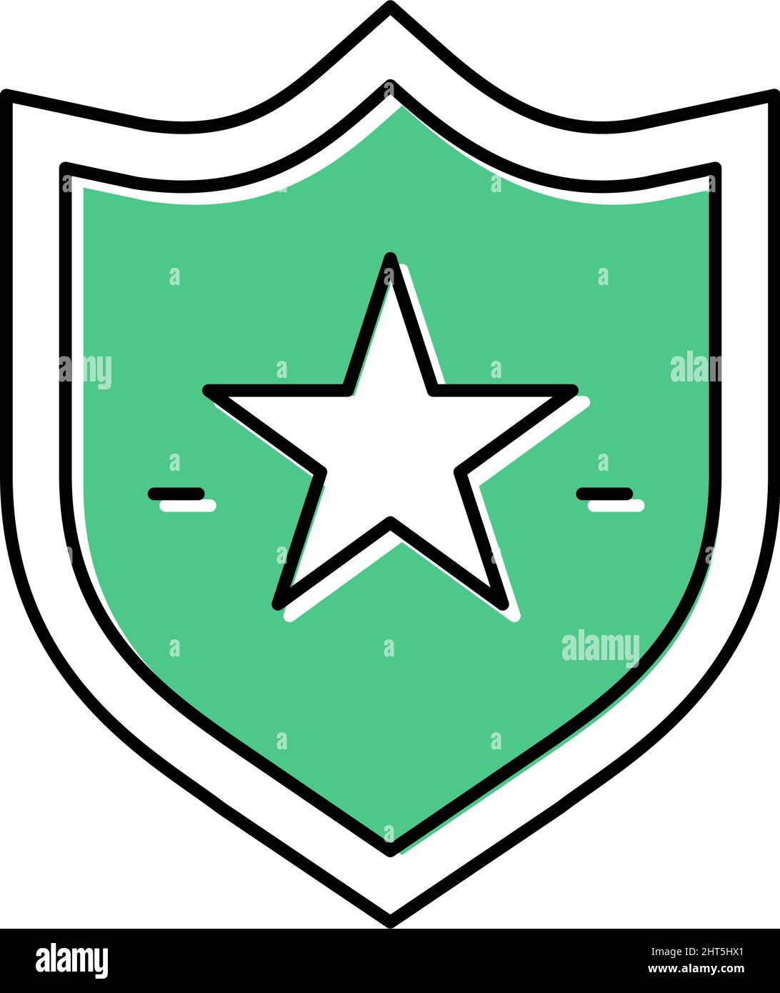 favorite place sign color icon vector illustration Stock Vector Image ...