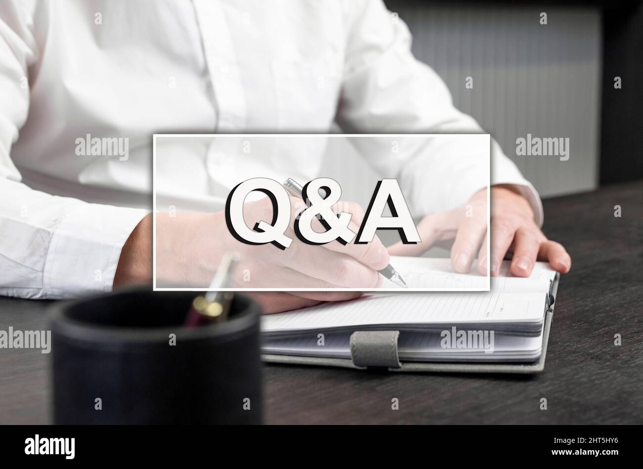 QnA, QA concept. Business and legal faq. Questions and answers Stock ...