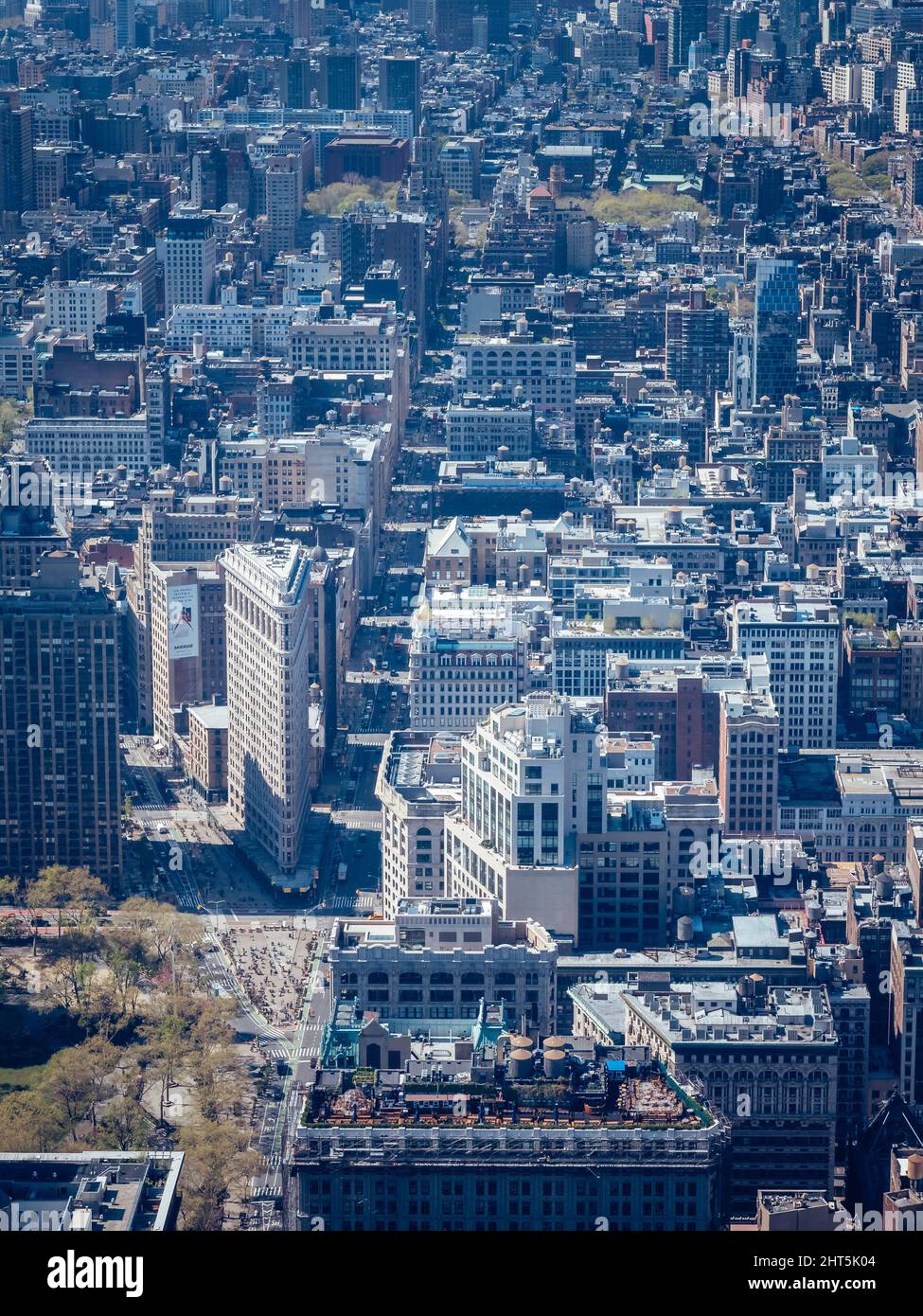 Vertical aerial view of buildings in New York, USA Stock Photo - Alamy