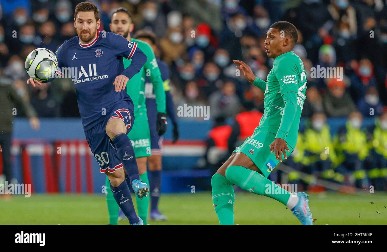 Lionel MESSI of PSG In action during the Ligue 1 Paris Saint-Germain v ...