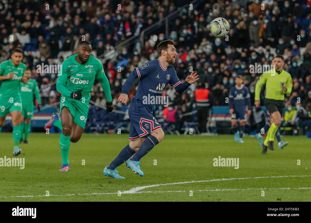 Lionel MESSI of PSG In action during the Ligue 1 Paris Saint-Germain v ...