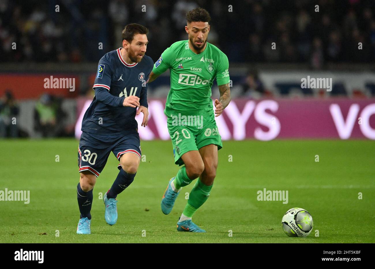 Paris Saint-Germain's Lionel Messi during the French L1 football match ...