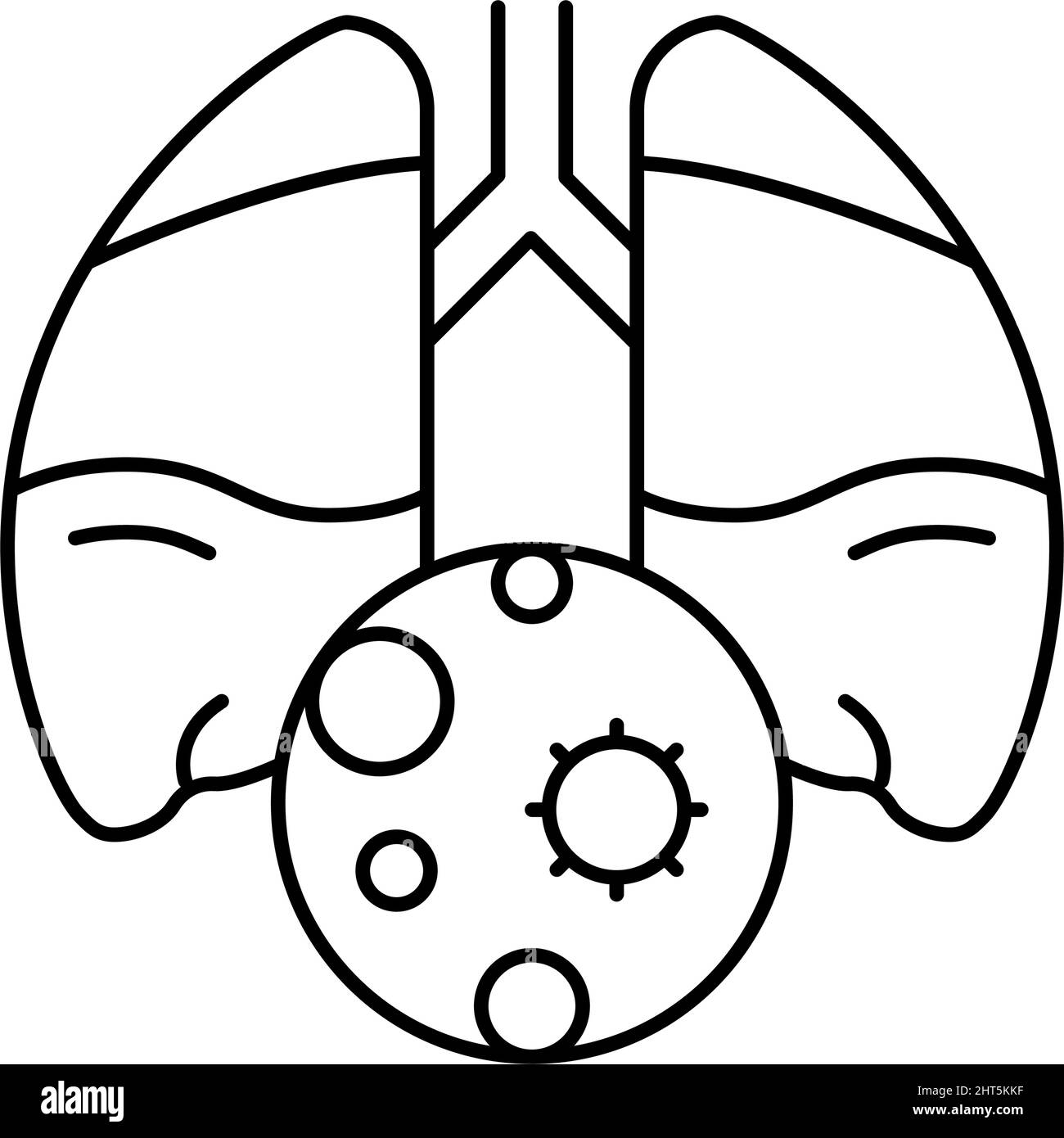 pneumonia inflammation line icon vector illustration Stock Vector Image ... pneumonia inflammation line icon vector illustration Stock Vector Image ...