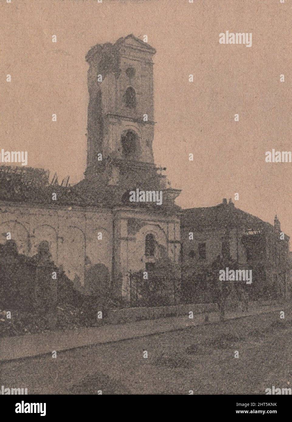 The Šabac ( Serbia ) church after the bombing. ADDITIONAL-RIGHTS ...