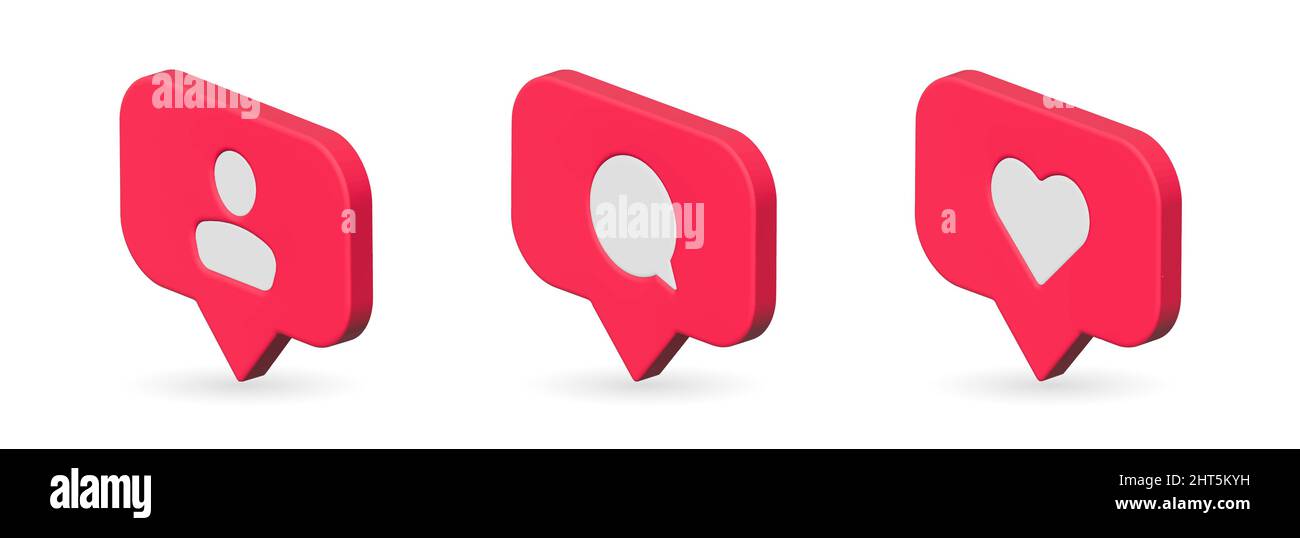 Social media icons. 3d vector. Social media buttons. 3d button social ... Social media icons. 3d vector. Social media buttons. 3d button social ...