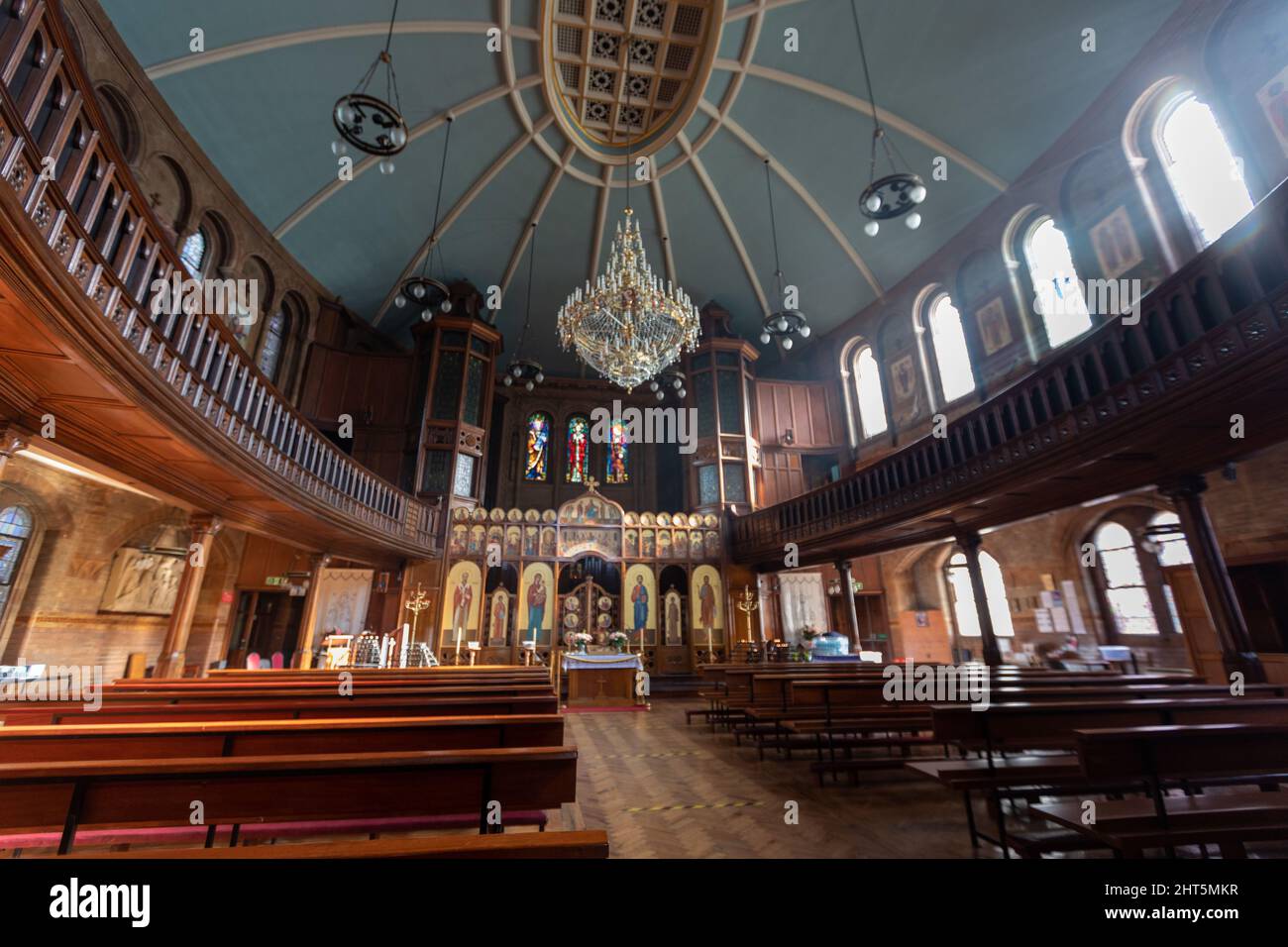 Ukrainian Catholic Cathedral of the Holy Family, London, UK, interior ...