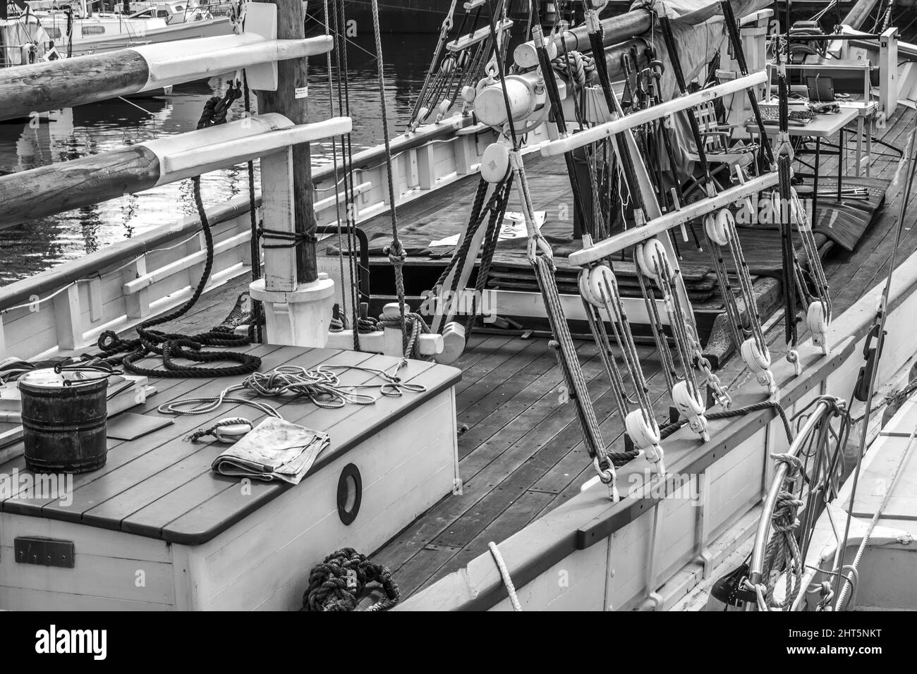 Hobart port tower Black and White Stock Photos & Images - Alamy