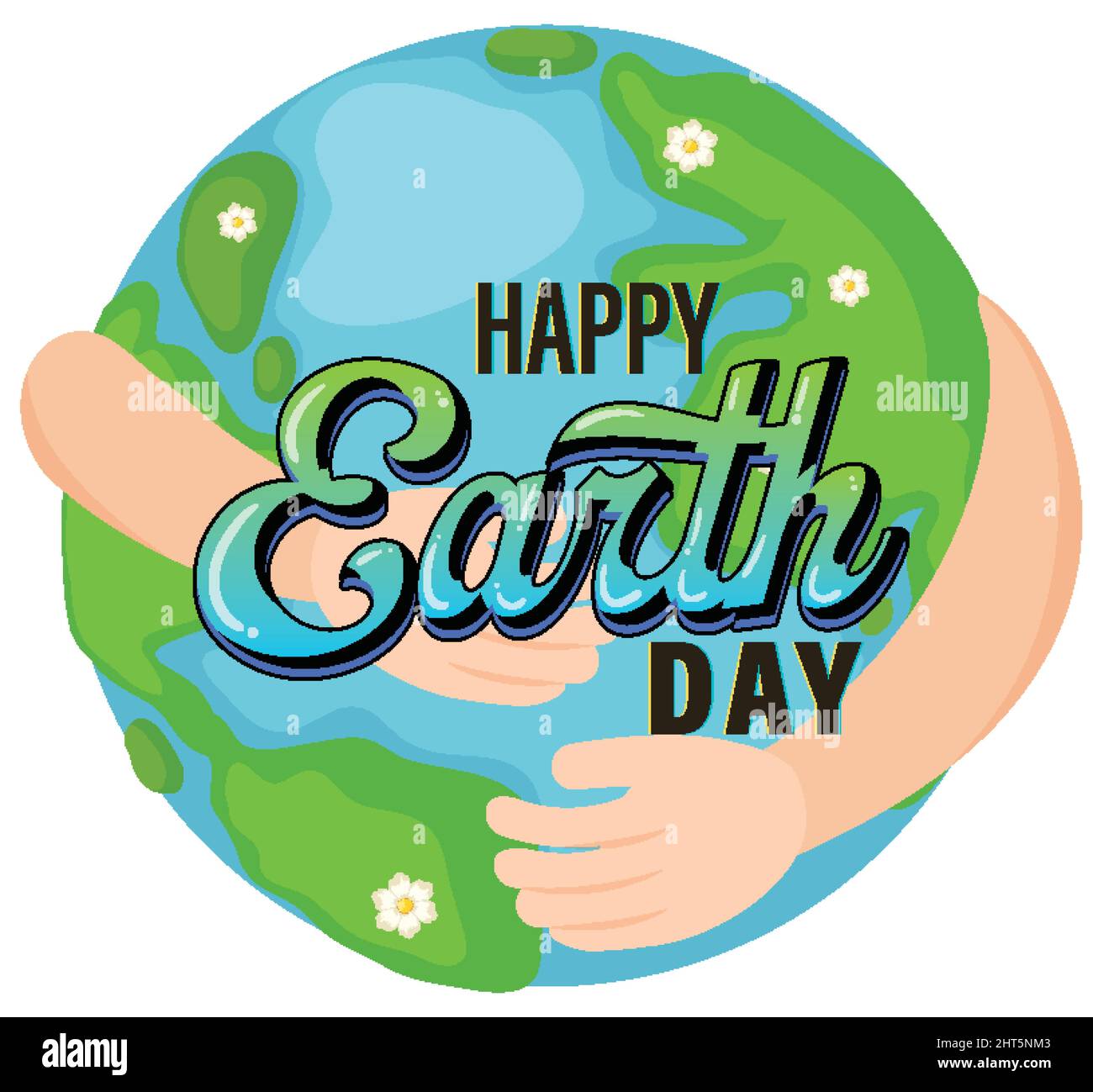 Poster design for Earth day illustration Stock Vector Image & Art - Alamy