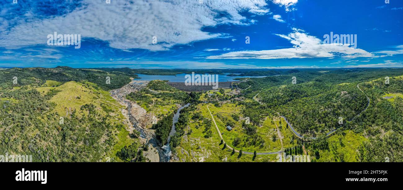 Panorama view of Pindari Dam in Pindaroi, Australia Stock Photo - Alamy