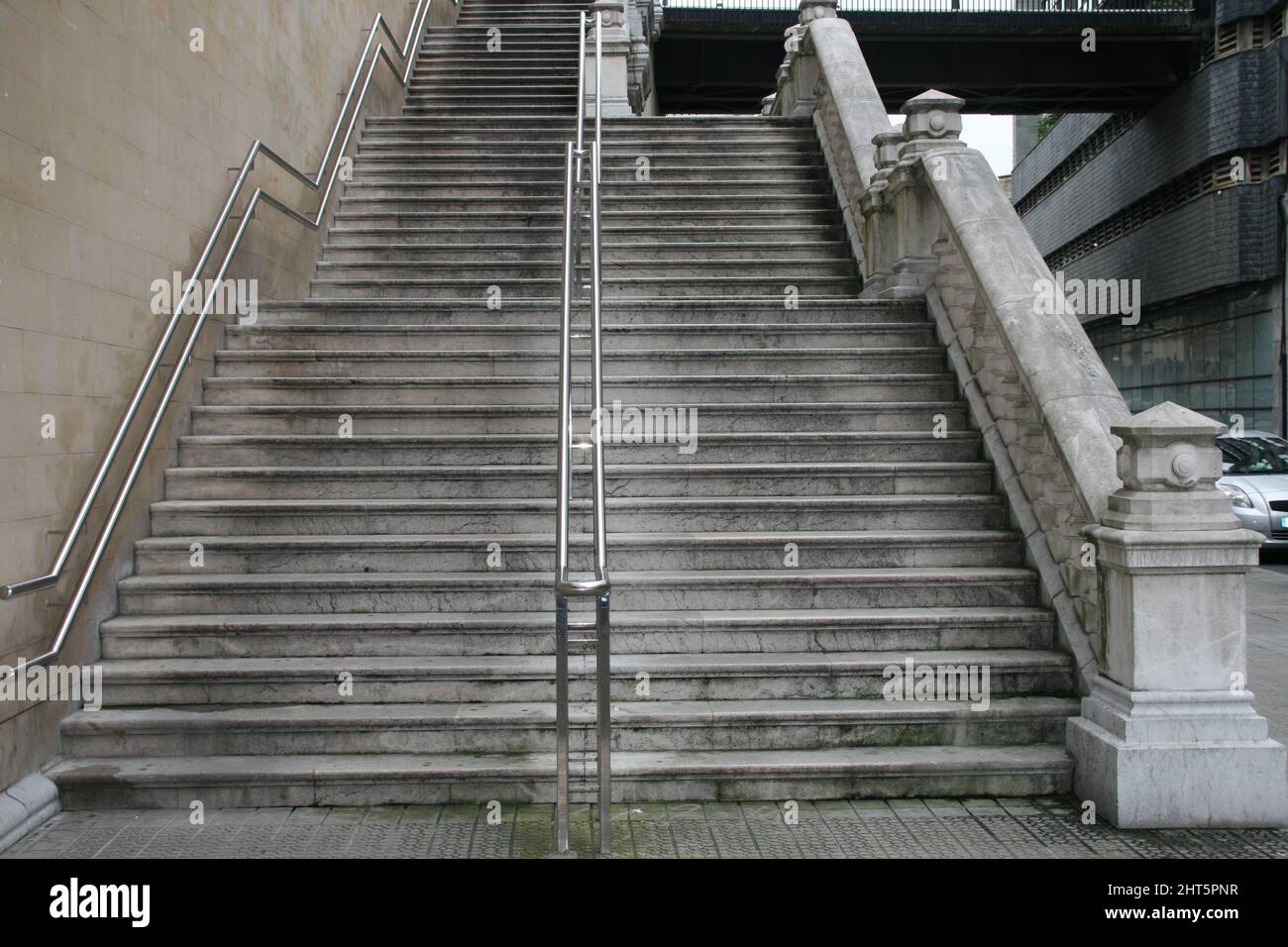 Minimalistic shot of the urban stairway Stock Photo - Alamy
