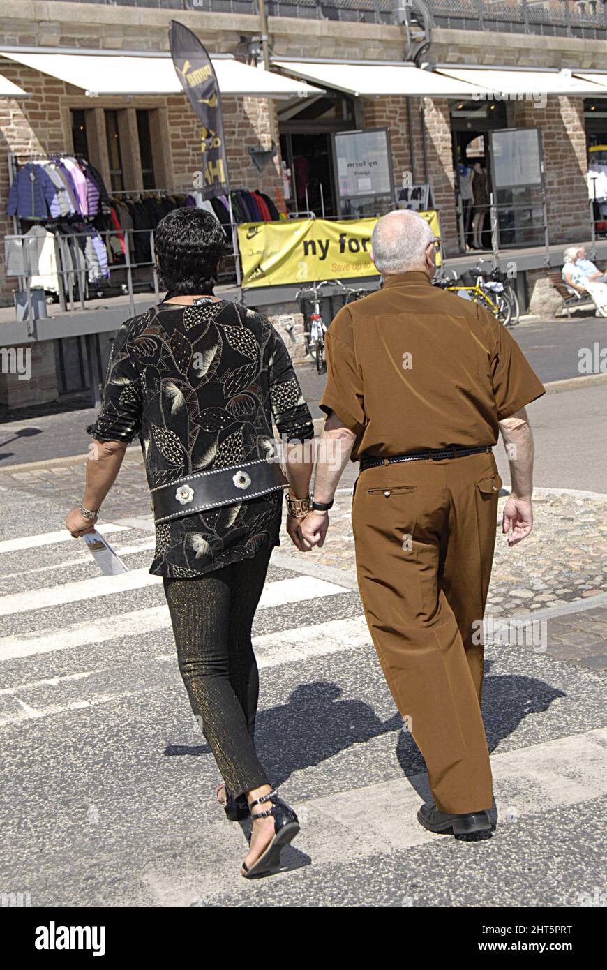 Copenhagen / Denmark. Cruise ship Queen Victoria duck at langeline kaj ...