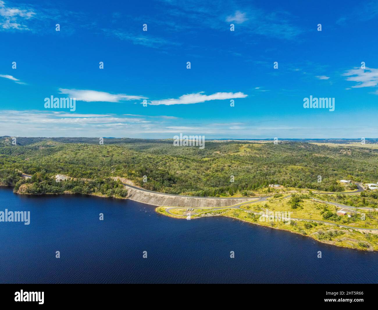 Aerial view of Pindari Dam in Pindaroi, Australia Stock Photo - Alamy