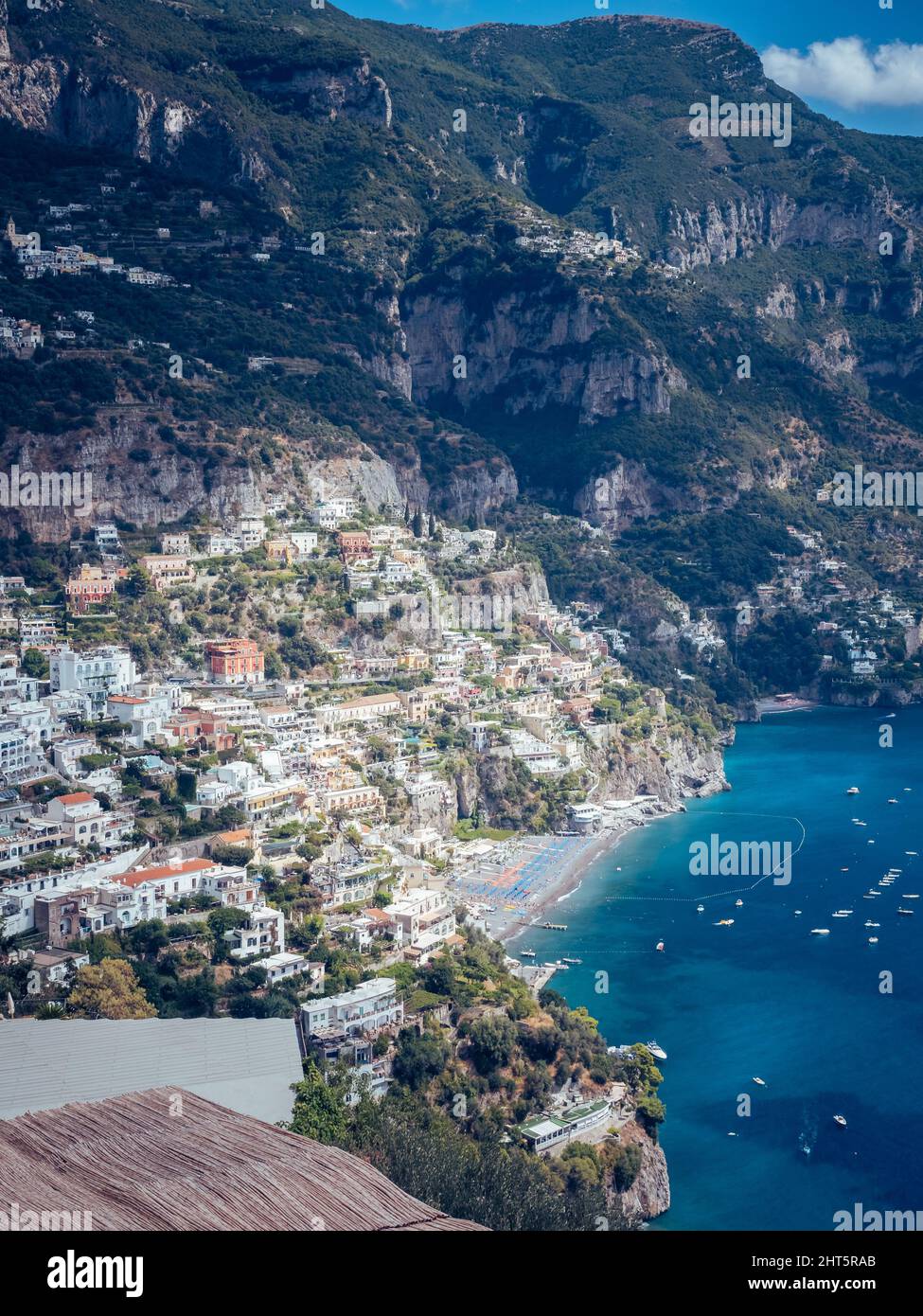 Closeup of beautiful buildings near the ocean in a daylight Stock Photo ...