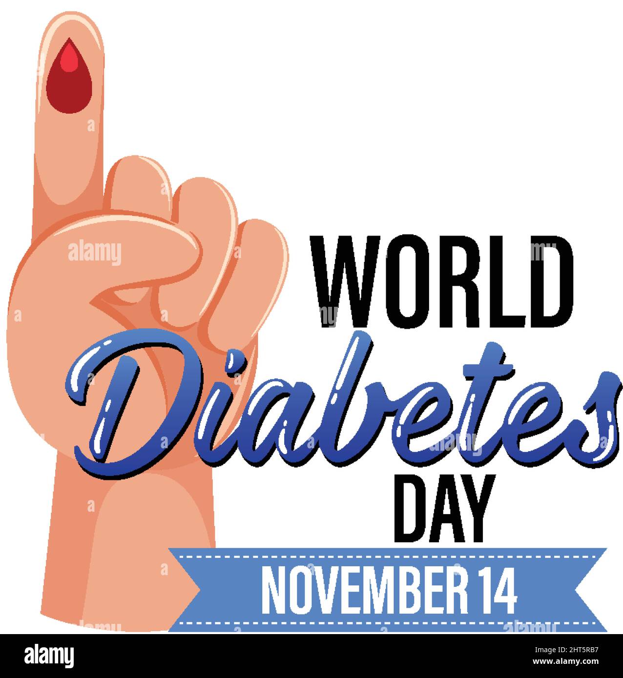 World diabetes day poster design illustration Stock Vector Image & Art ...