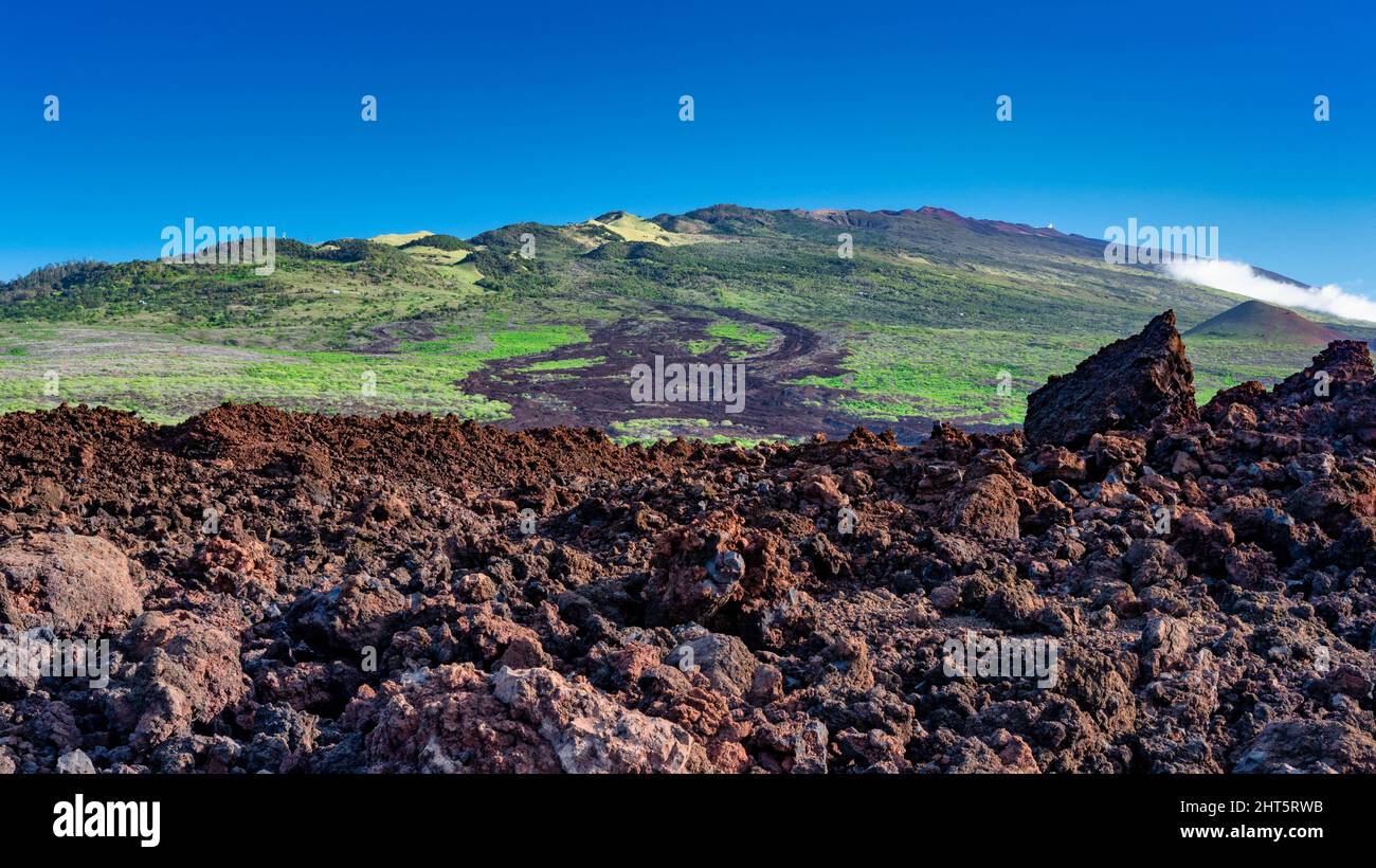 Lava fields in the rocks Stock Photo - Alamy