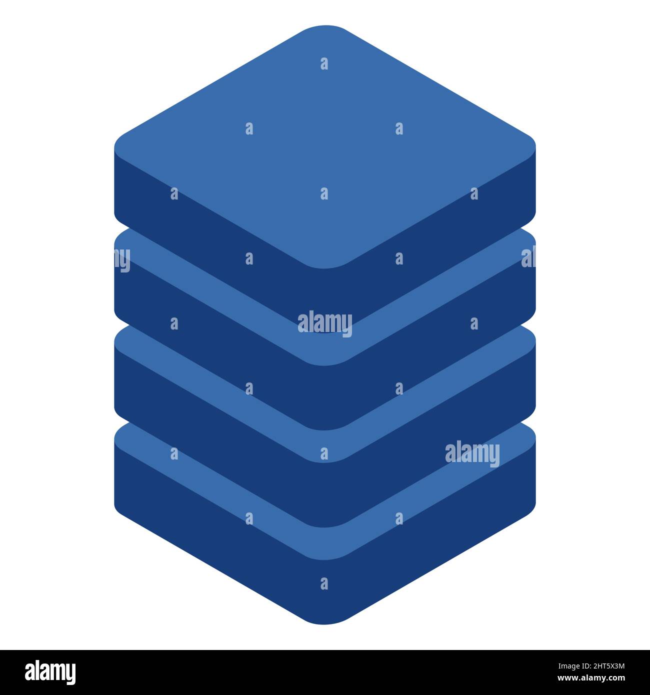 Database storage icon isometric, internet network server cloud data ...
